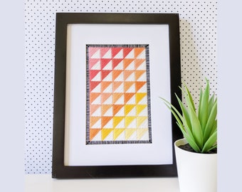Sunrise Cross Stitch - Etsy