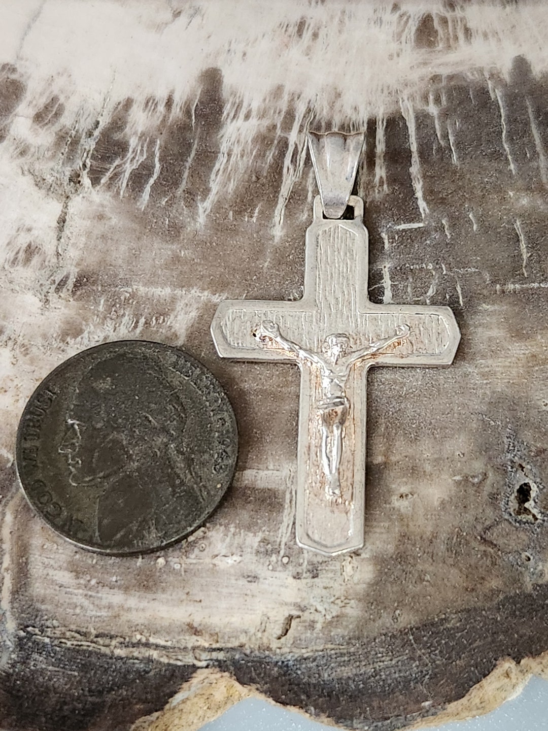 Cross Crucifix Pendent Only, Sterling Silver, Handmade , Jewelry - Etsy