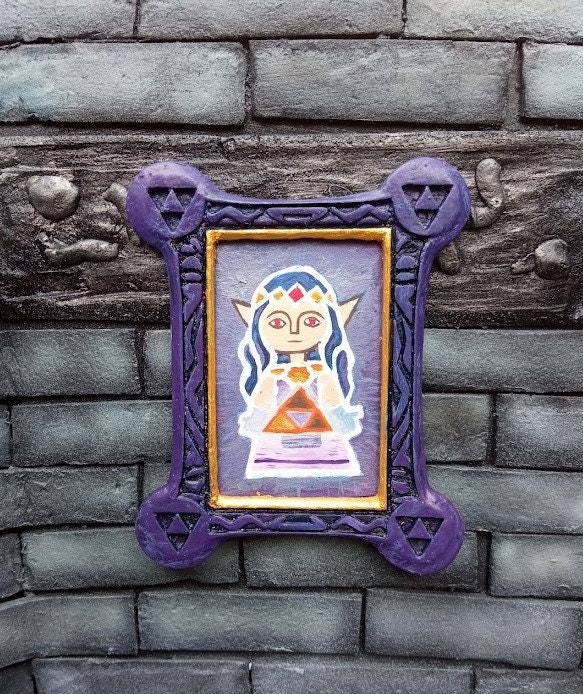 Zelda Frame A Link Between World - Etsy