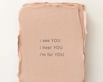 I See You Card - Etsy