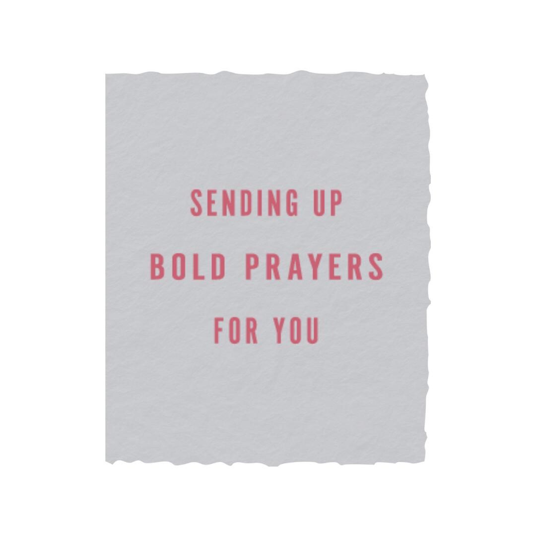 Sending up Bold Prayers | Christian Religious Greeting Card - Etsy