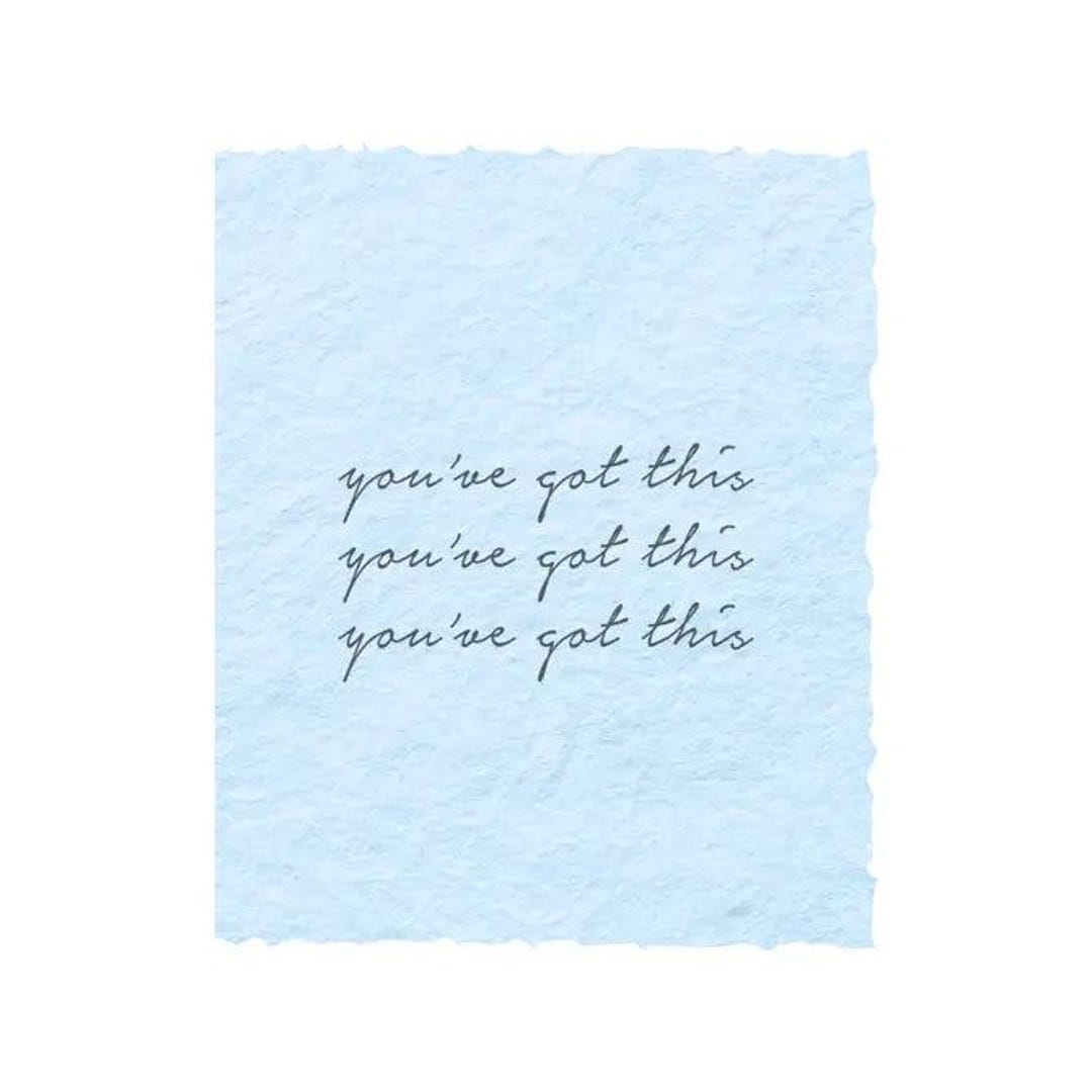 You've Got This | Encourage Greeting Card - Etsy