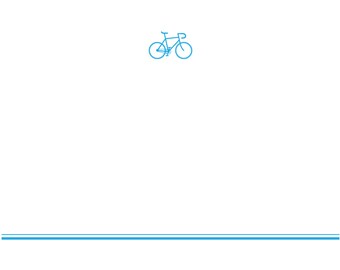 Bicycle Note Cards Stationery Set of 10 Cards - Etsy