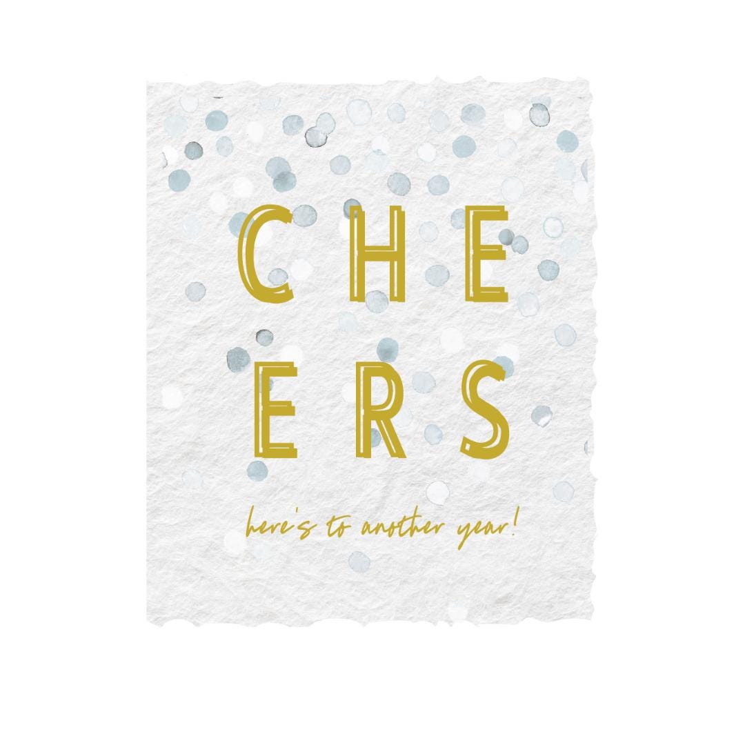 Cheers to Another Year | Birthday Anniversary Card - Etsy