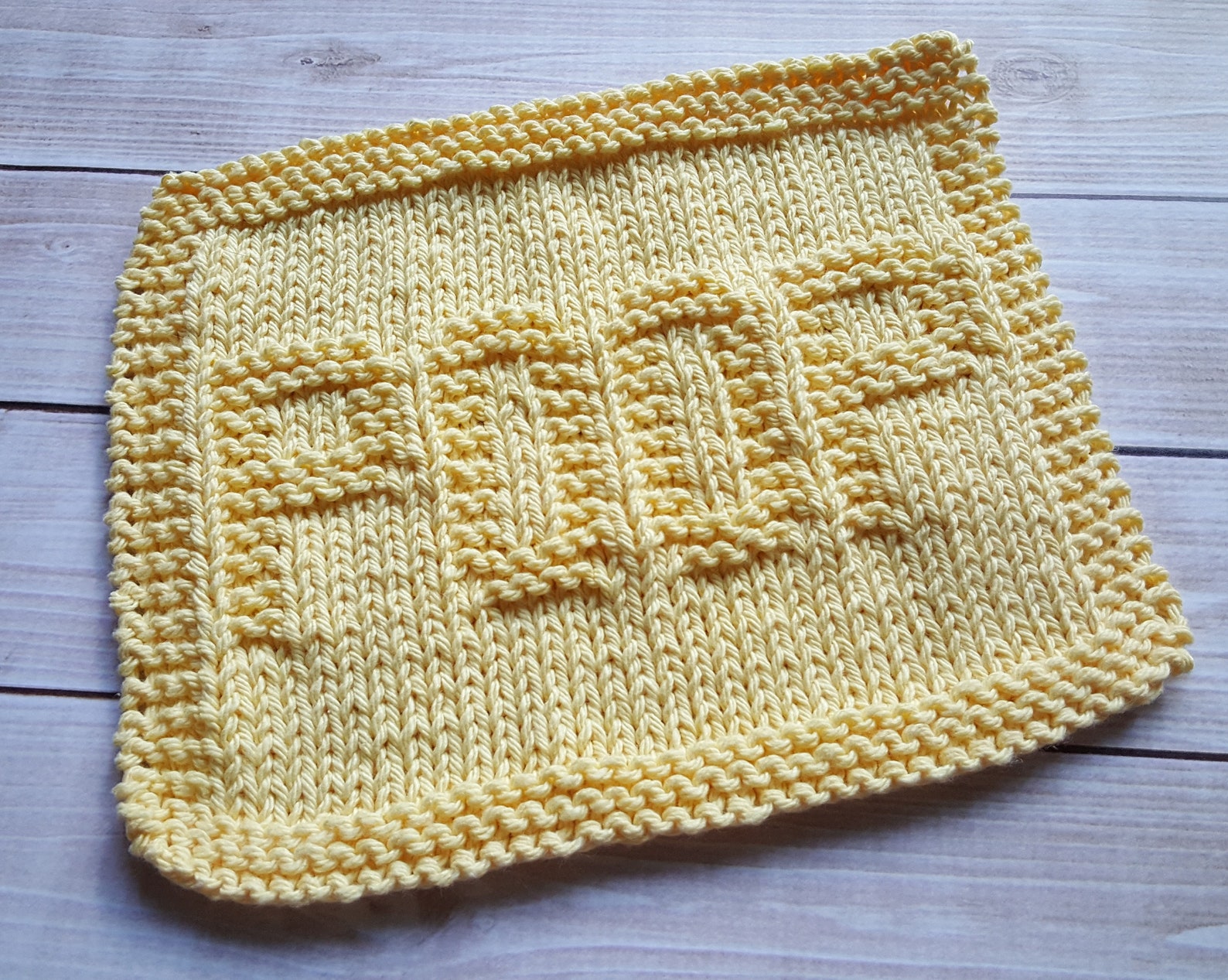 Simple Beginner Knitting Project Poop Knit PDF Dishcloth - Etsy
