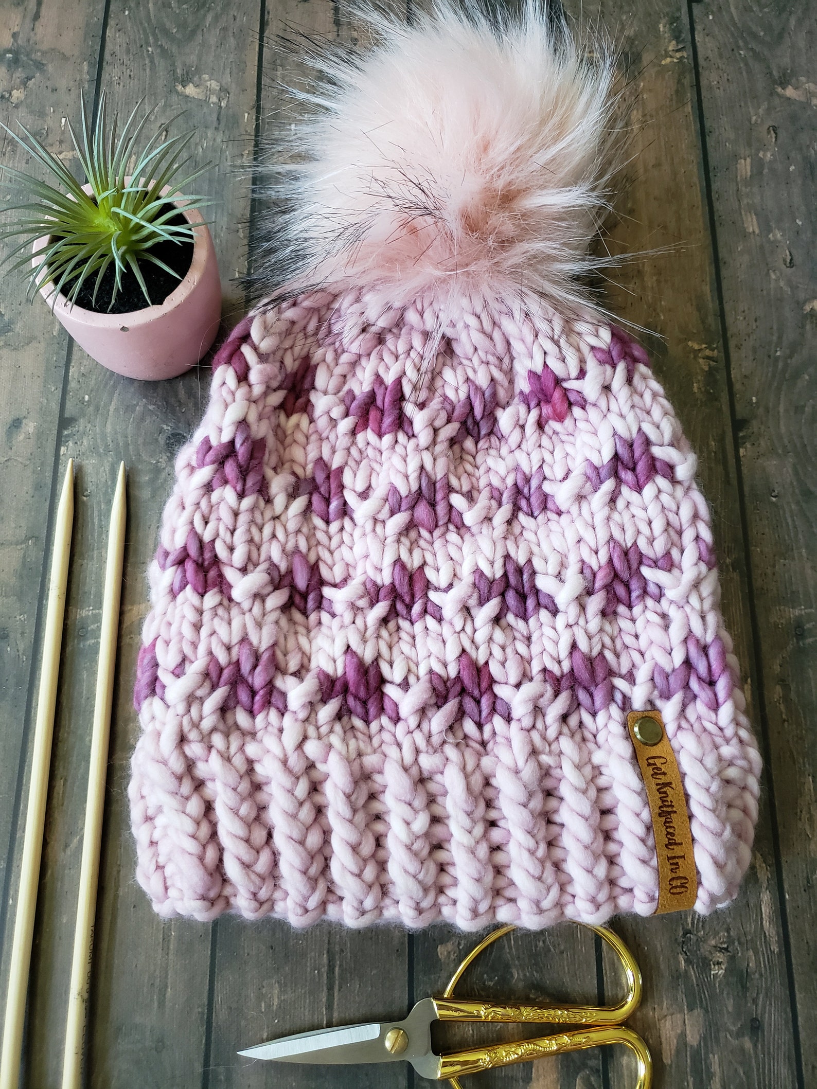 Bini Hat PDF Pattern Easy Chunky Knit Hat Simple Beginner - Etsy