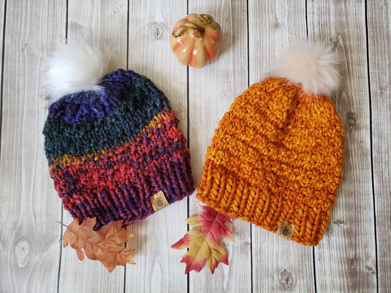 Golden October Hat PDF Pattern - Easy Beginner Knitting Projects ...
