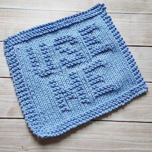 Pick Your Own Knit Dish Cloth Pattern Pack - PDF Digital Download ...