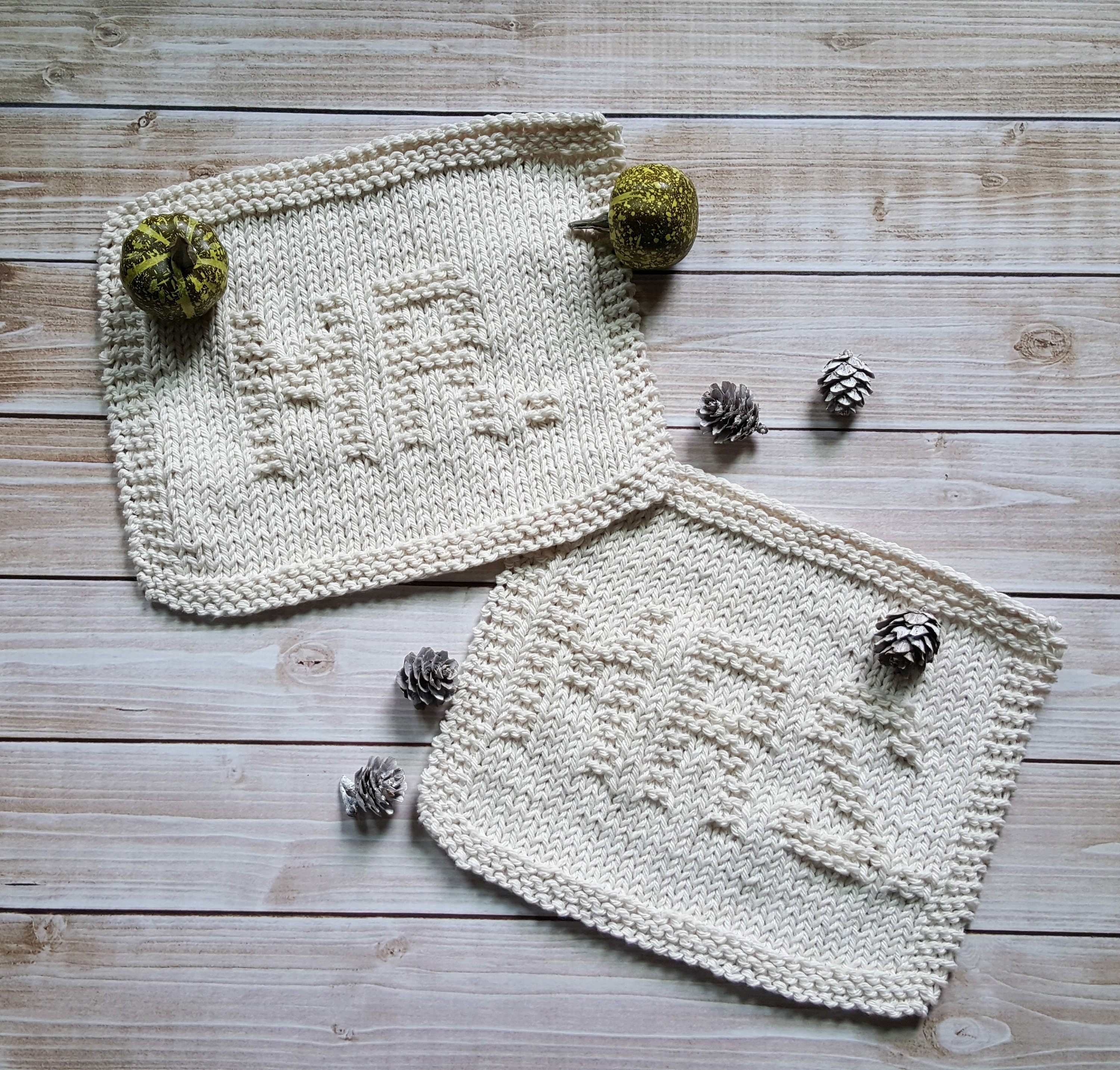 Mr. and Mrs. Dishcloth Knitting PDF Patterns Easy Beginner | Etsy