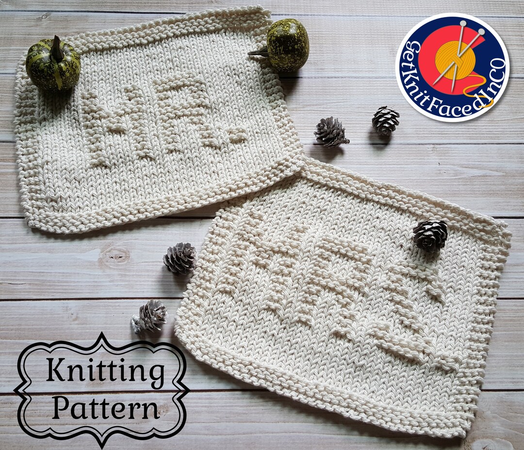 Mr. and Mrs. Dishcloth Knitting PDF Patterns - Easy Beginner Project ...