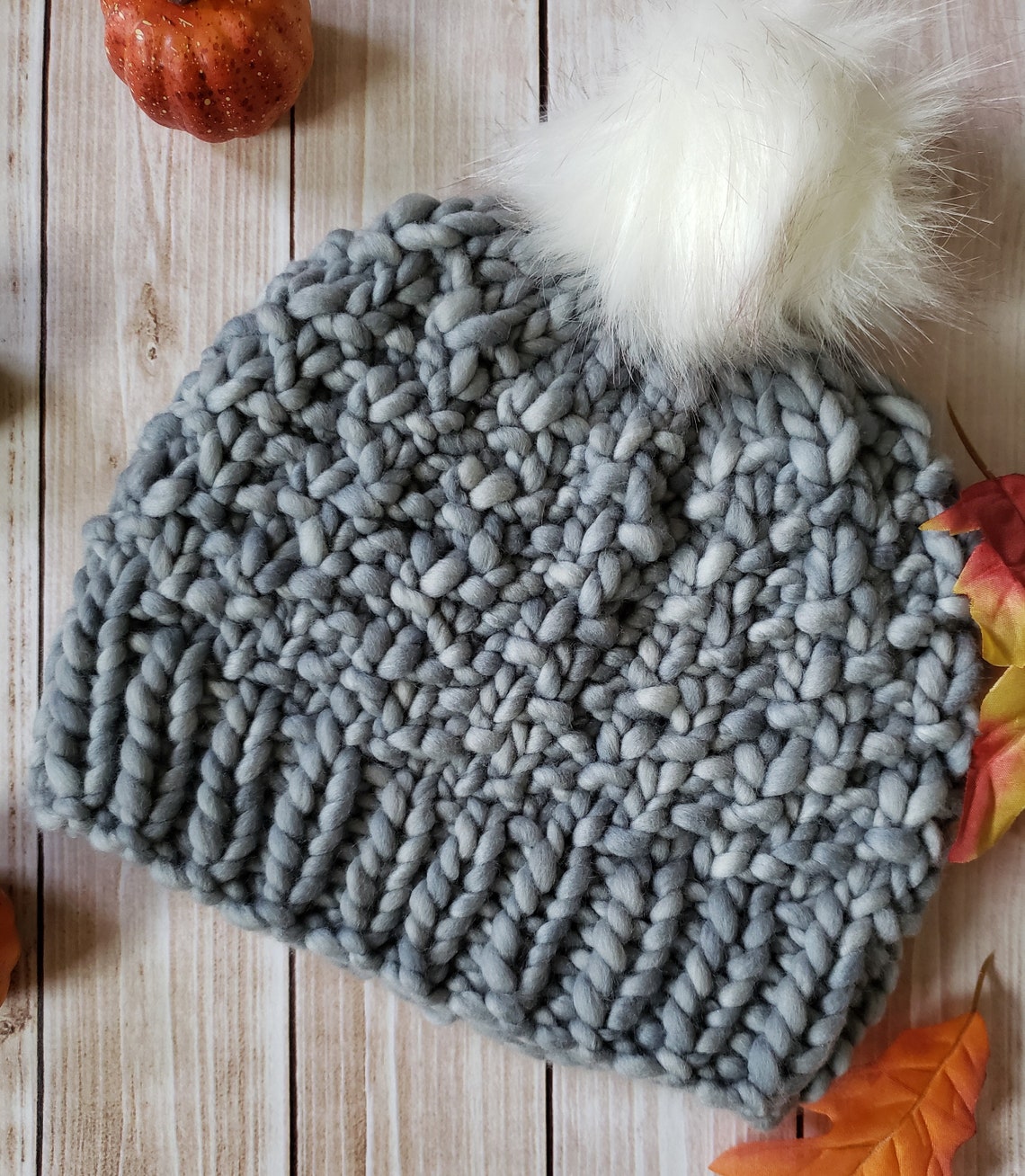 Emily Hat PDF Pattern - Easy Beginner Knitting Projects - Simple Knit ...