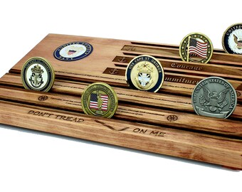Challenge Coin Display Military Gifts Military Coin Stand | Etsy