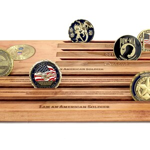 U.S. Army Coin Rack - Army American Solider Military Challenge Coin ...