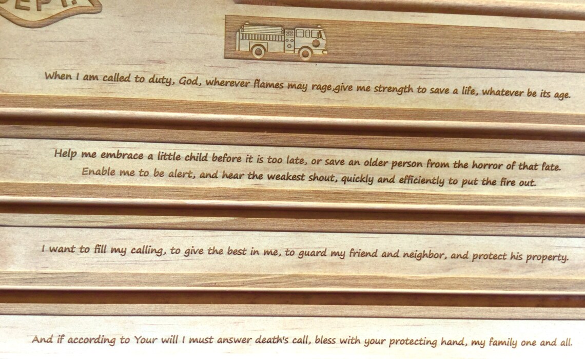 Firefighter Challenge Coin Display Holder Firefighter's | Etsy