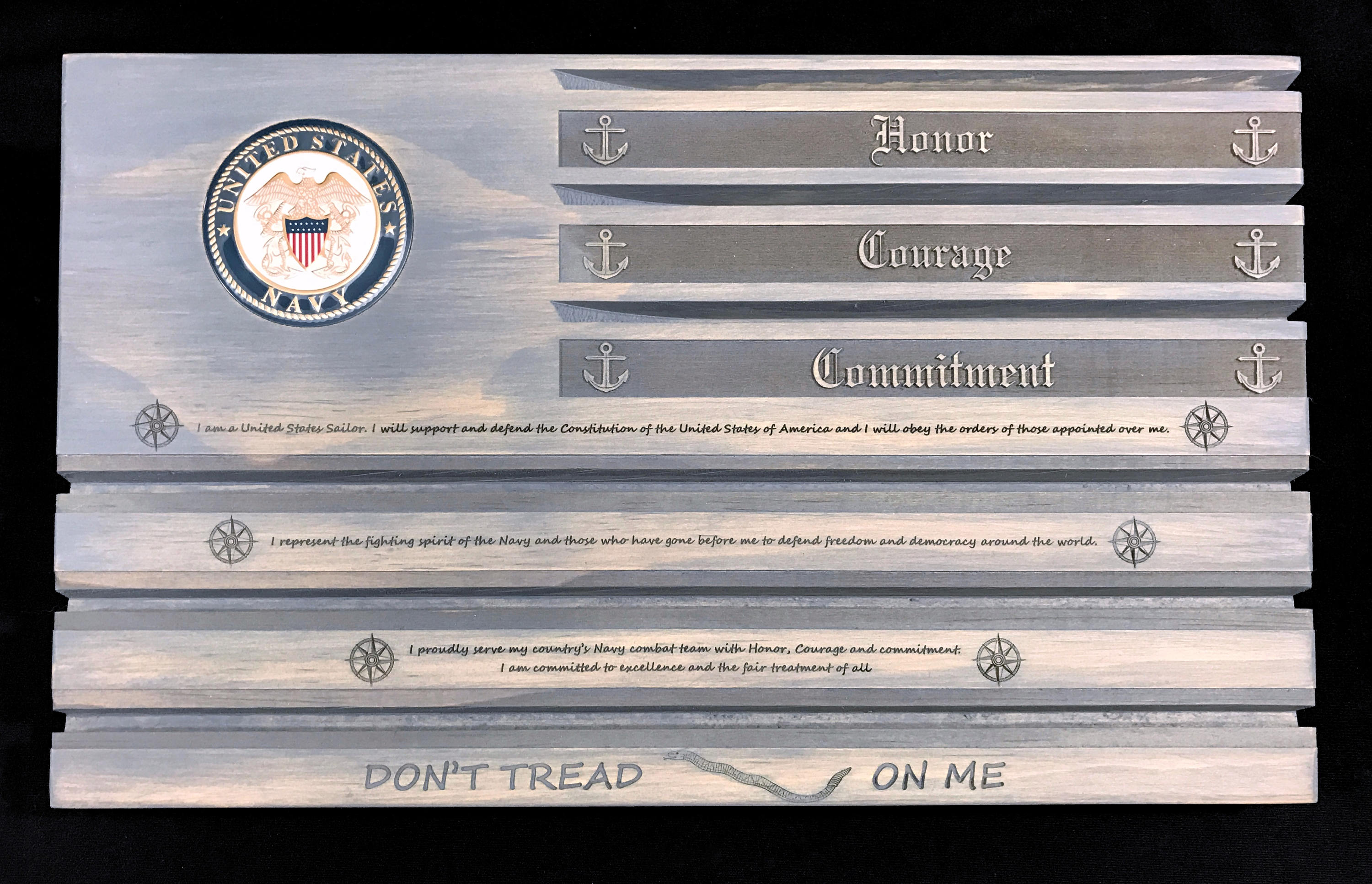 Navy Officer Challenge Coin Display Gray Personalize - Etsy