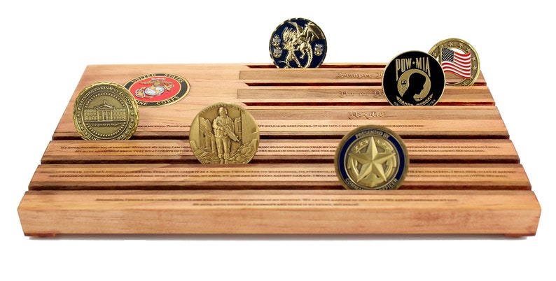 Marine Coin Display Military Challenge Coin Holder Coin - Etsy