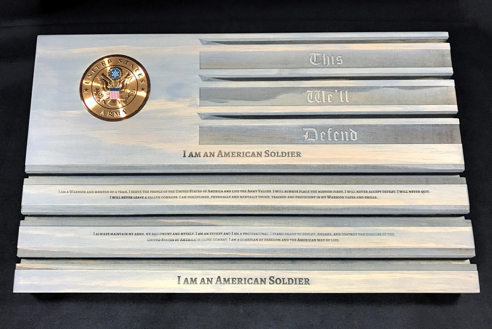 Gray Army Challenge Coin Display Army Coin Rack - Etsy