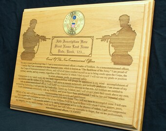 Personalized Navy Chief's Creed Plaque Chief Pinning - Etsy