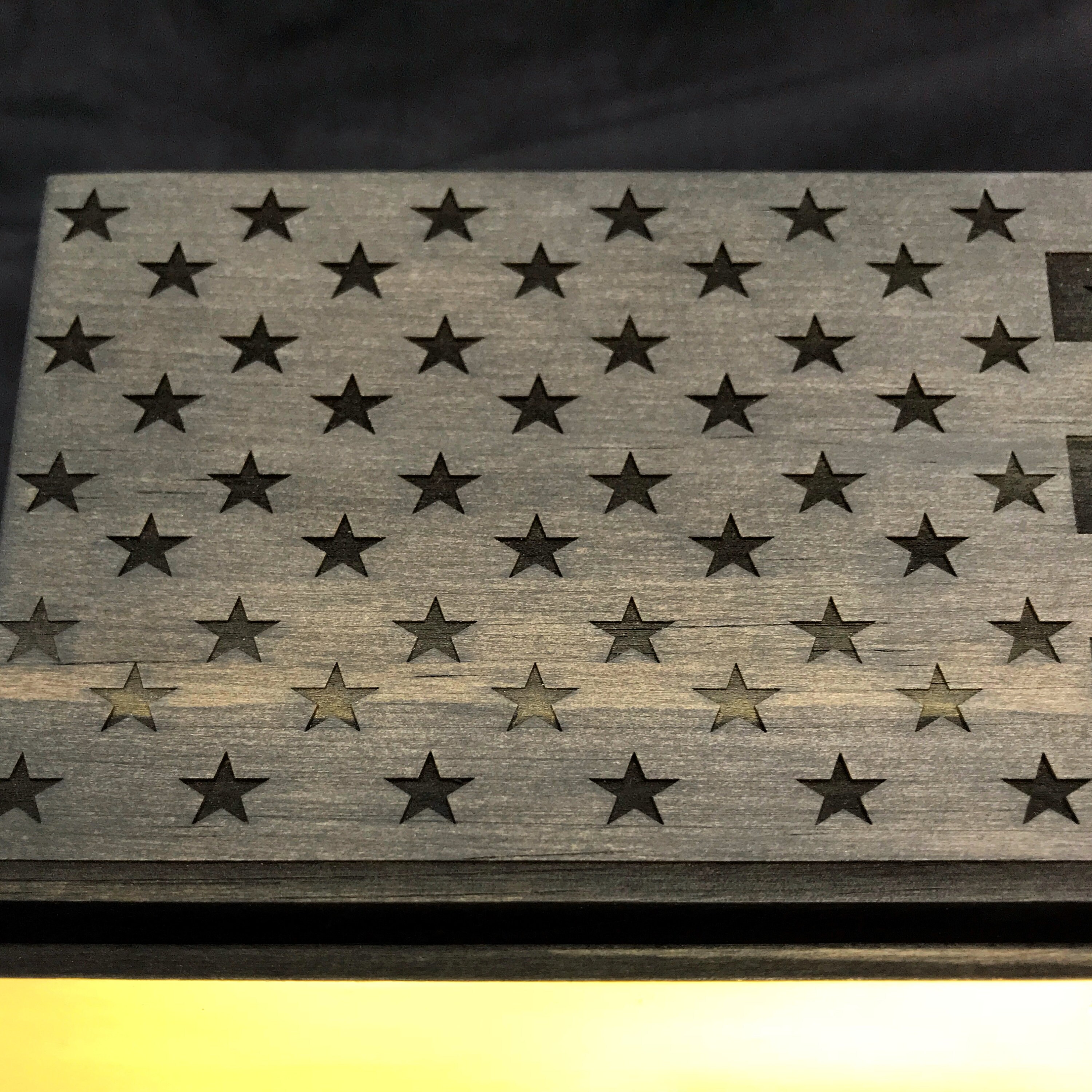 Thin Gold Line Thin Yellow Line Challenge Coin Display - Etsy