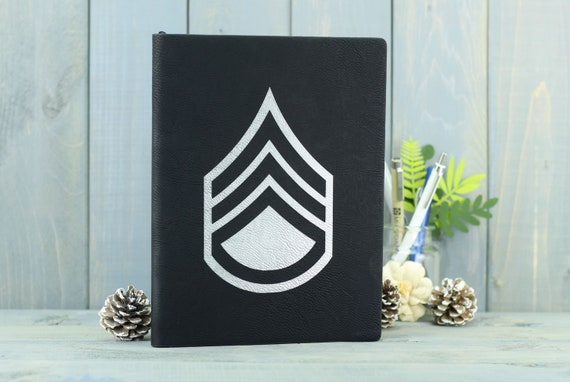 Army Rank Insignia Personalized Notebook - Etsy