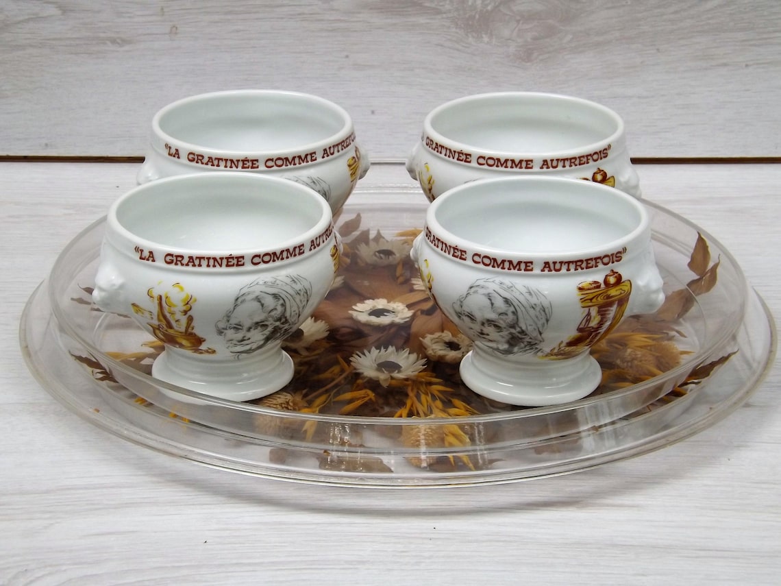 Vintage Creation ALPAC France Plateau rond | Etsy