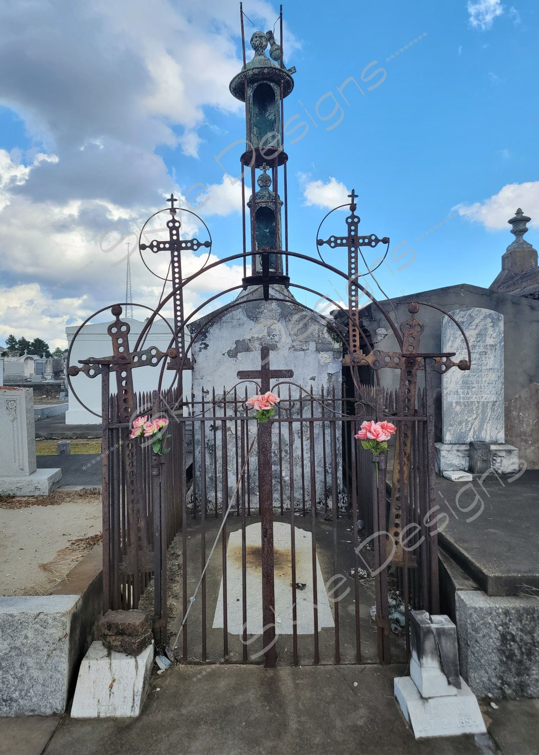 Gothic Cemetery Gate Photo - Etsy