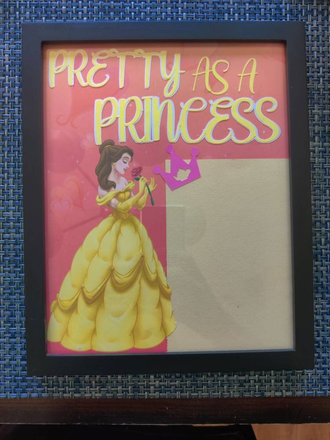 Pretty as a Princess 8x10 Frame. Belle - Etsy