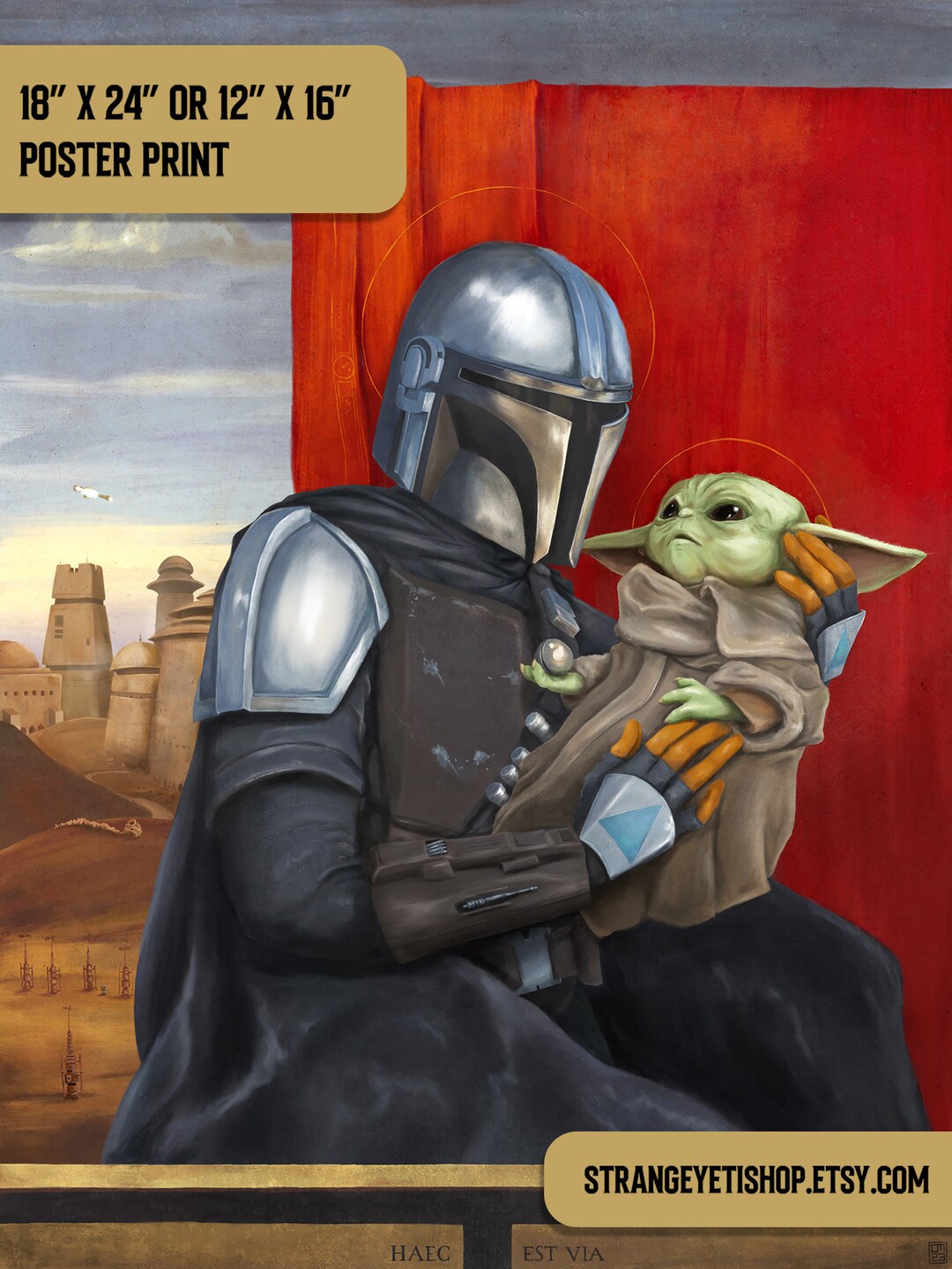 Mando and Child Matte Paper Print - Etsy