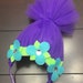 Trolls Headband, Trolls Crown, Pink Troll Headband, Trolls Hair, Easter ...