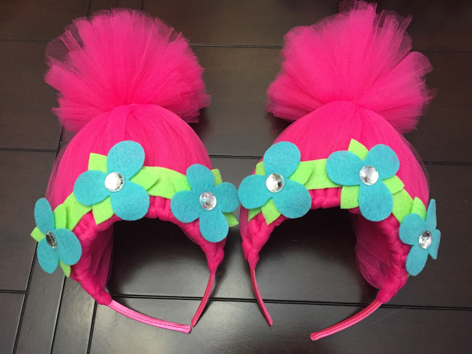 Trolls headband trolls crown pink troll headband trolls | Etsy
