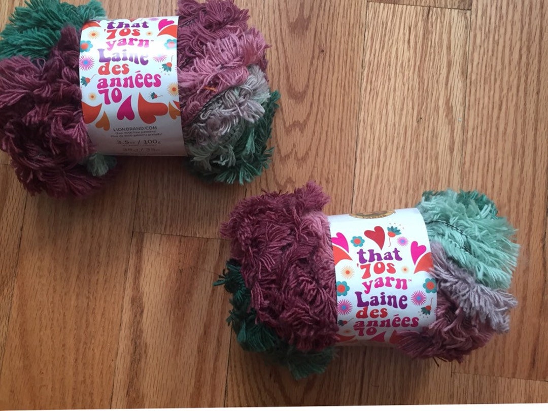 That 70s Yarn, Rad Chiffon Yarn, Lion Brand Yarn, Fur Like Yarn, Shaggy ...