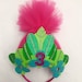 Poppy Crown Trolls Headband Trolls Crown Trolls Birthday - Etsy
