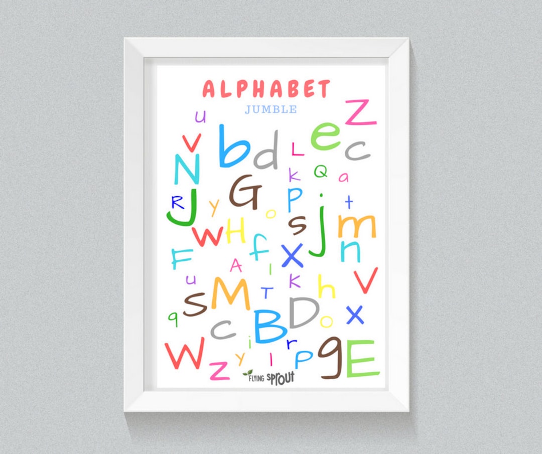 Alphabet Game Seek and Find Letters - ABC Printable Homeschool Game ...