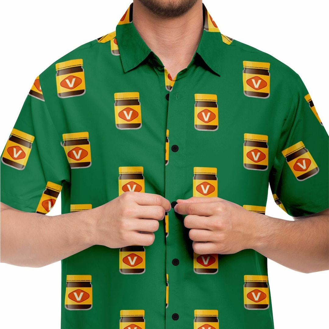 Vegemite Inspired Button Down Shirt - Etsy