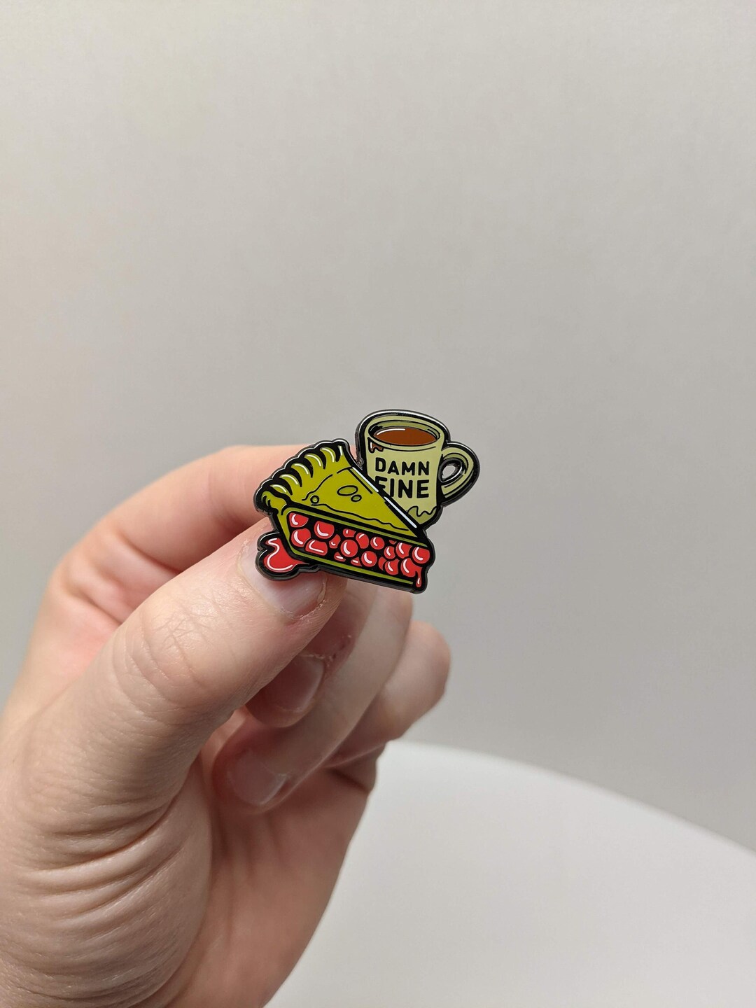 Damn Fine Coffee Enamel Pin - Etsy