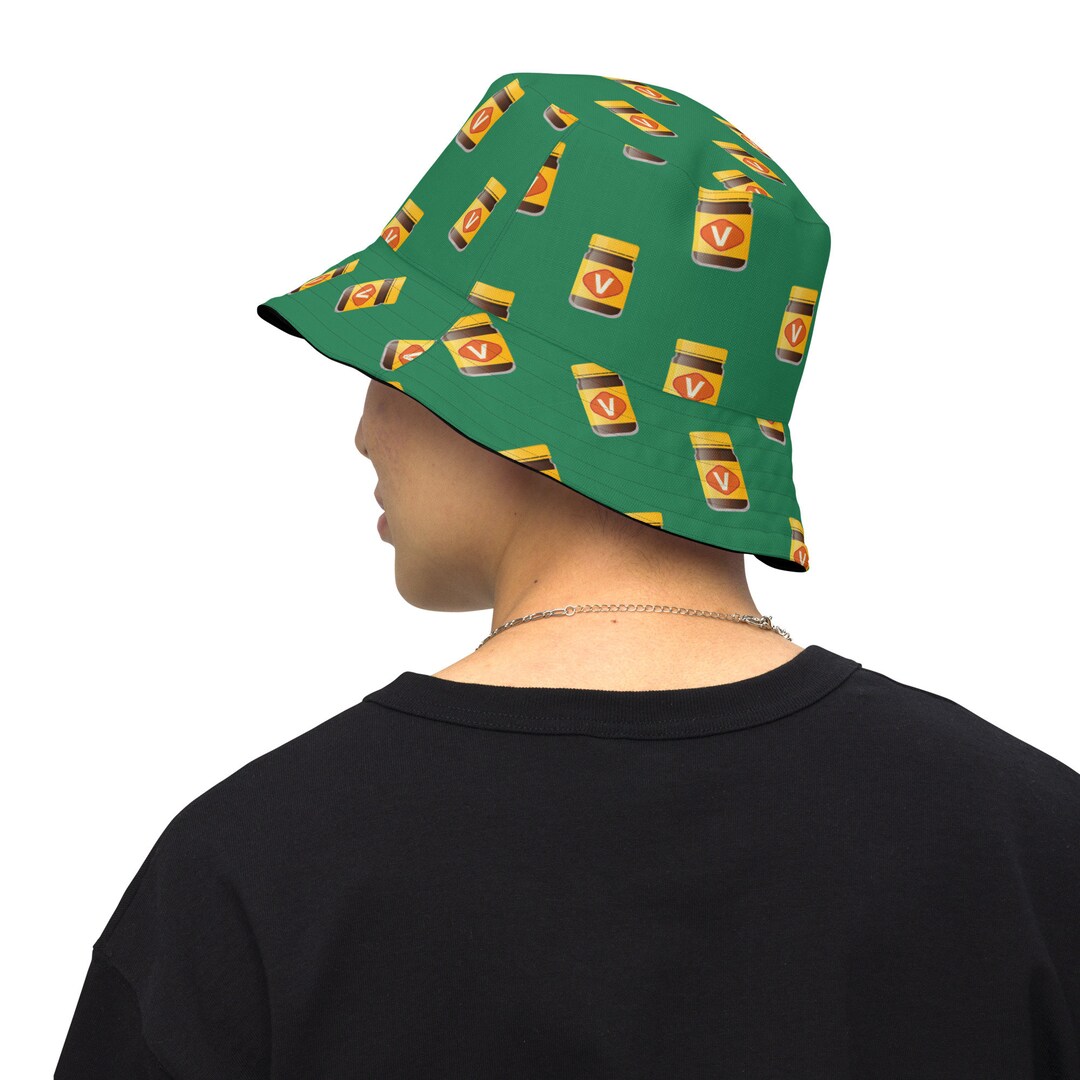 Vegemite Inspired Reversible Bucket Hat - Etsy