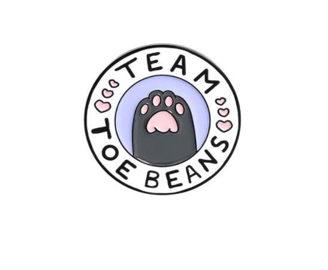 Team Toe Beans Enamel Pin - Etsy