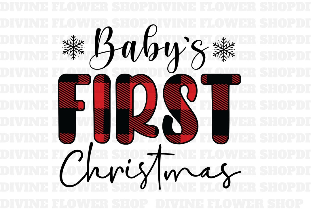 Baby's First Christmas PNG| Merry Christmas PNG | Sublimation Christmas ...