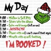 The Grinch Schedule SVG - Etsy