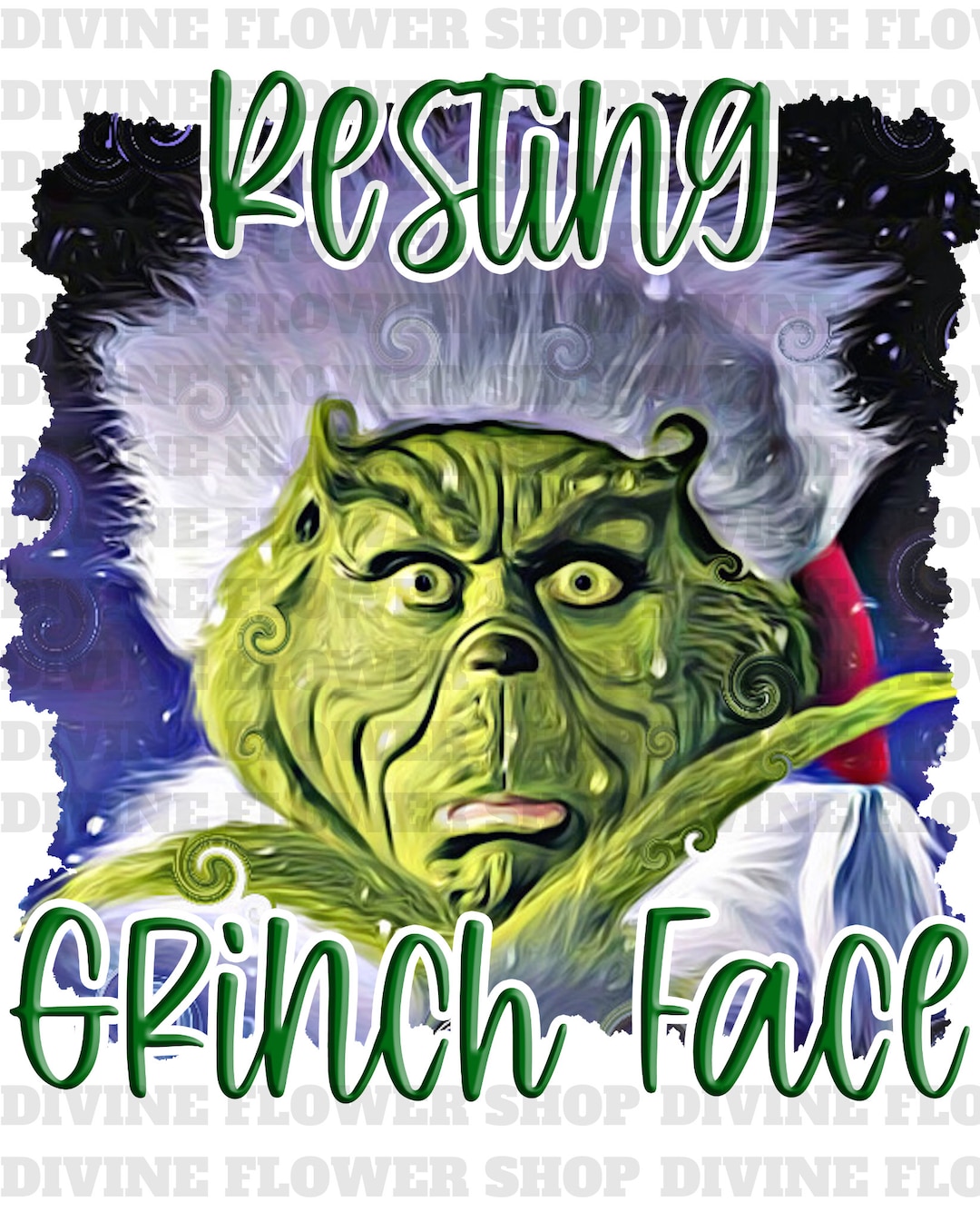 Grinch Face PNG | Merry Christmas PNG | Sublimation Christmas Shirt PNG ...