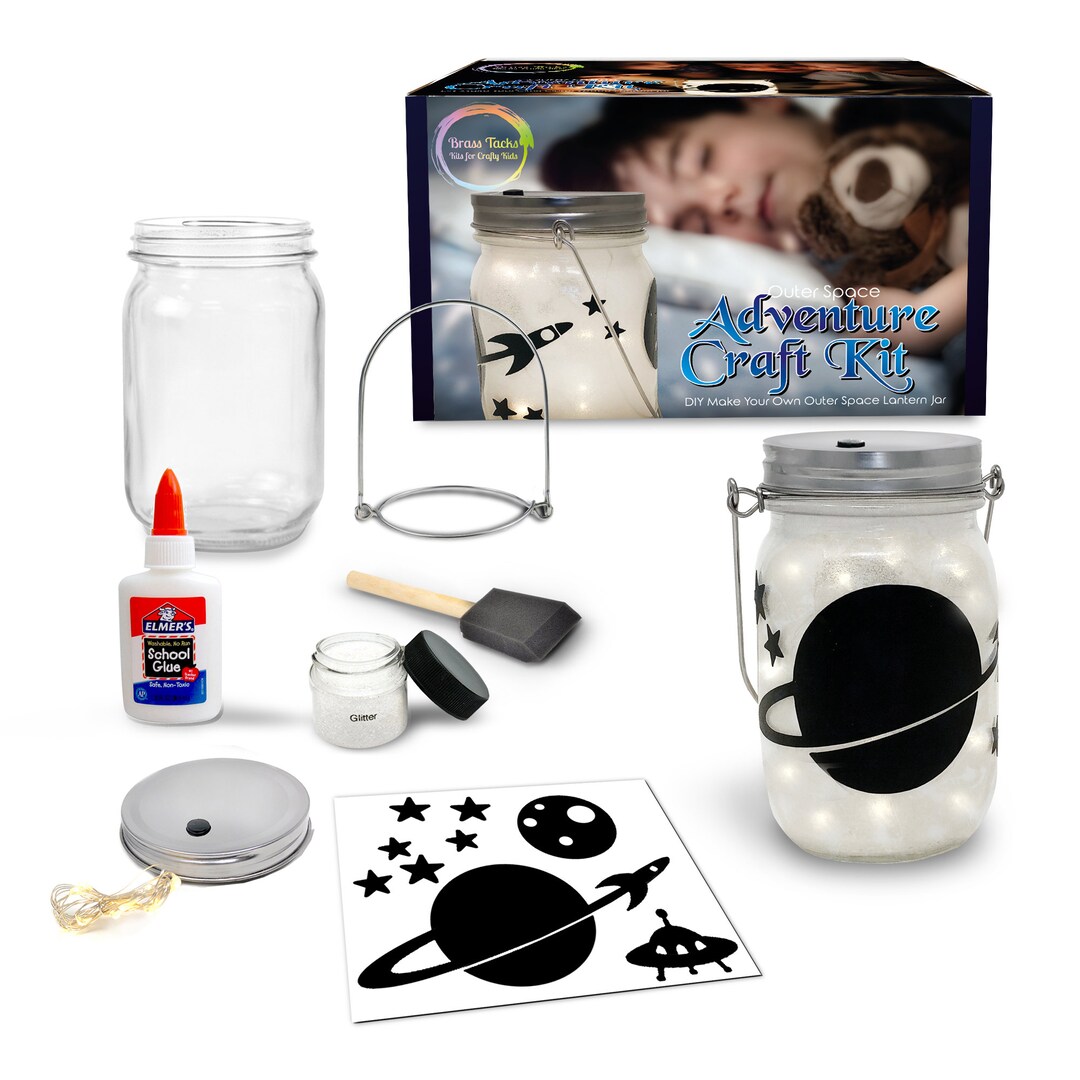 Outer Space Adventure Nightlight Craft Kit DIY Make Your Own Outer ...