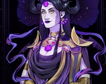 Hades: Nyx Print - Etsy