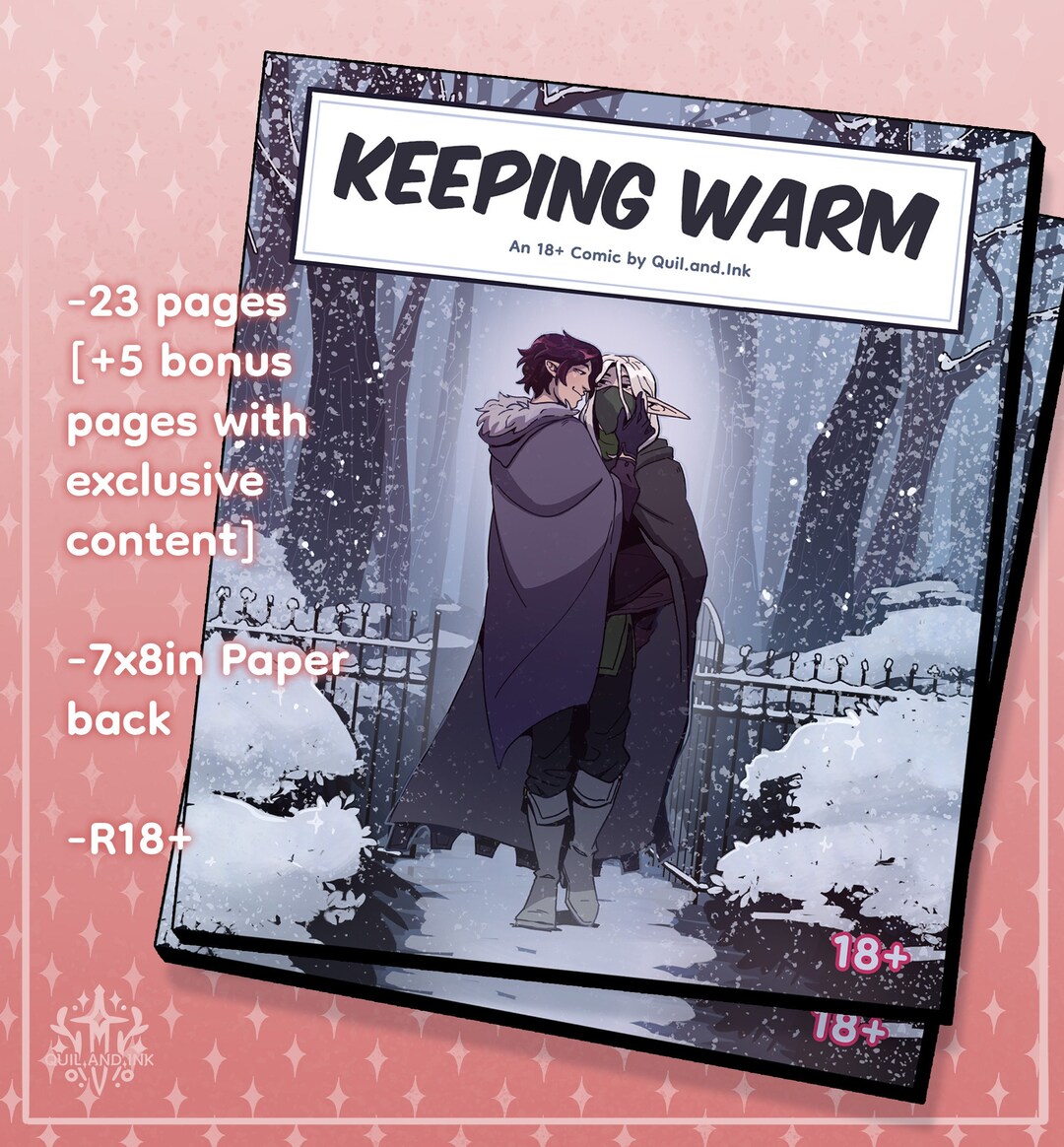 Keeping Warm Comic nsfw - Etsy