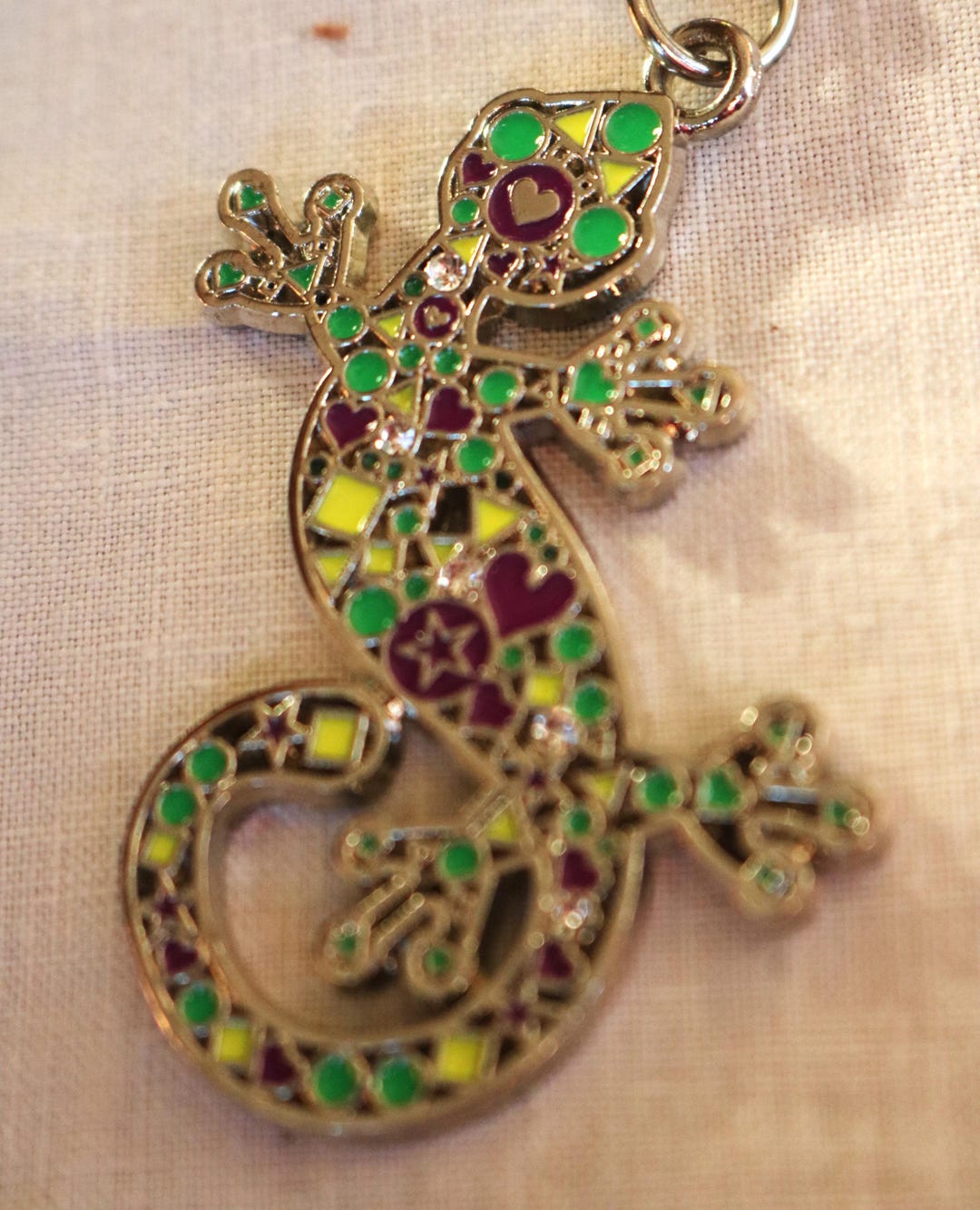 Maya Riviera, Lizard Keychain, Mosaic, Quintana Roo, Mexico, Lizard ...