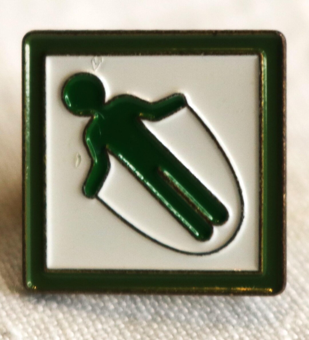 Vintage, Webelos, Core Pin, Stronger, Faster, Higher, Pinback, Green ...