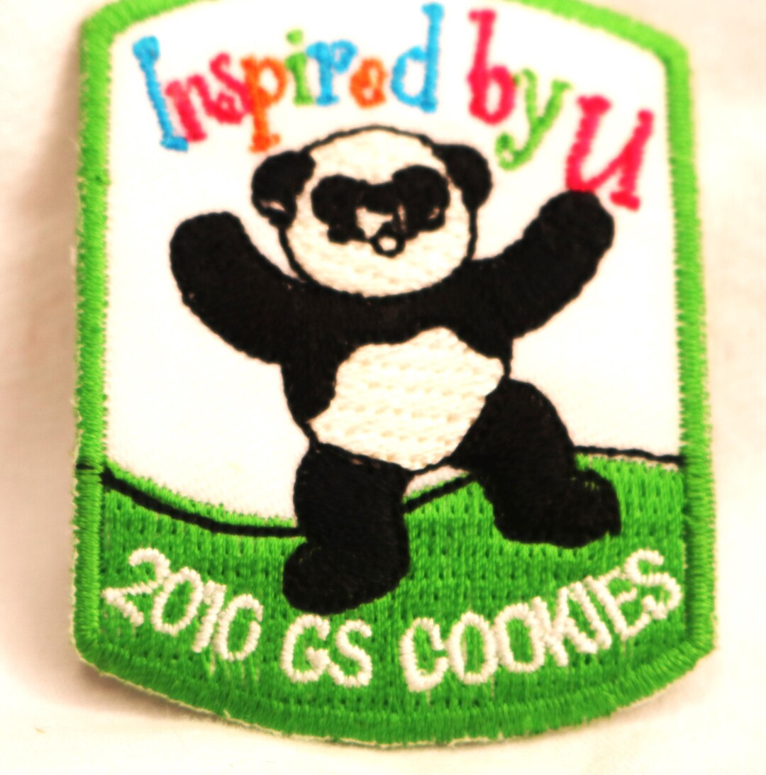 Vintage, Girl Scout Patch, GS, Panda, Inspired by U 2010 GS Cookies ...