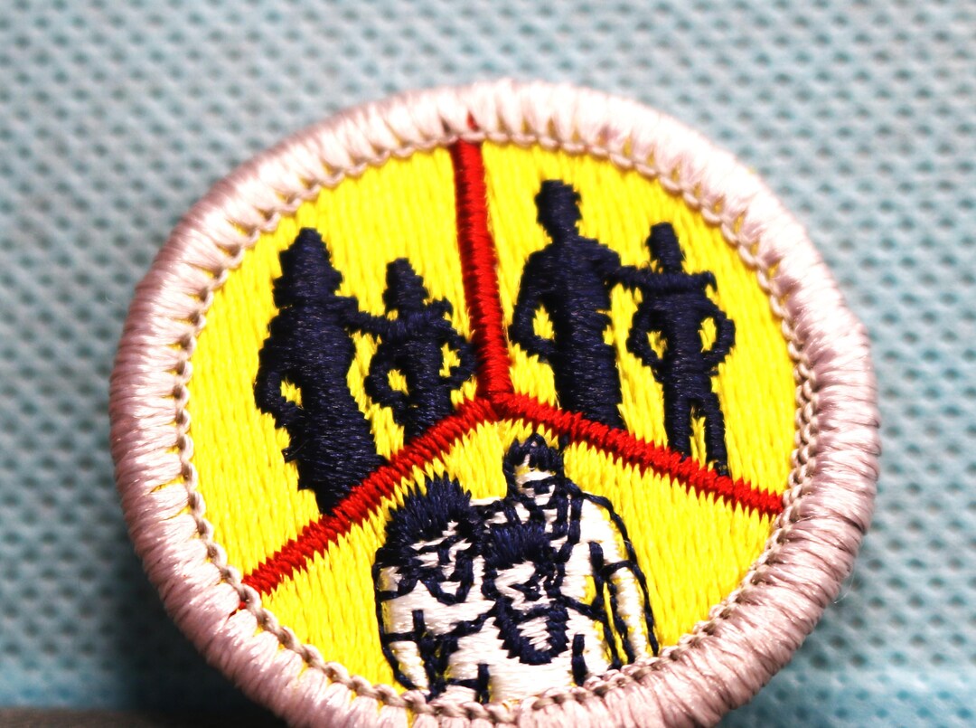Boy Scouts, Family Life Merit Badge, Embroidered, White Border Patch - Etsy