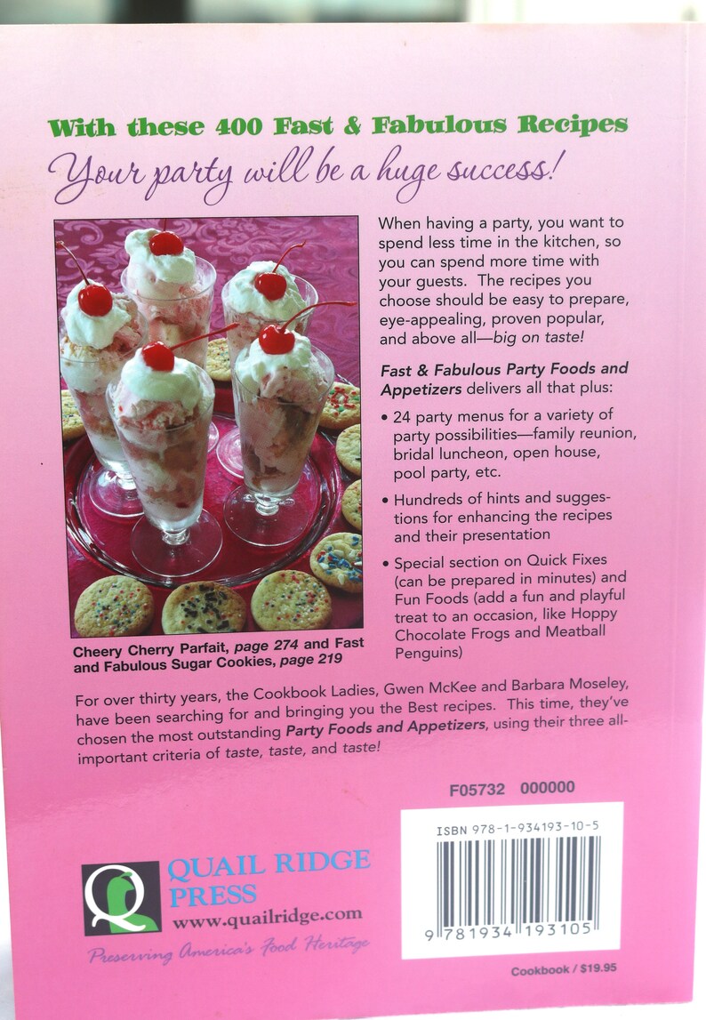 Best of the Best Fast & Fabulous Party Foods and Appetizers, by Gwen ...