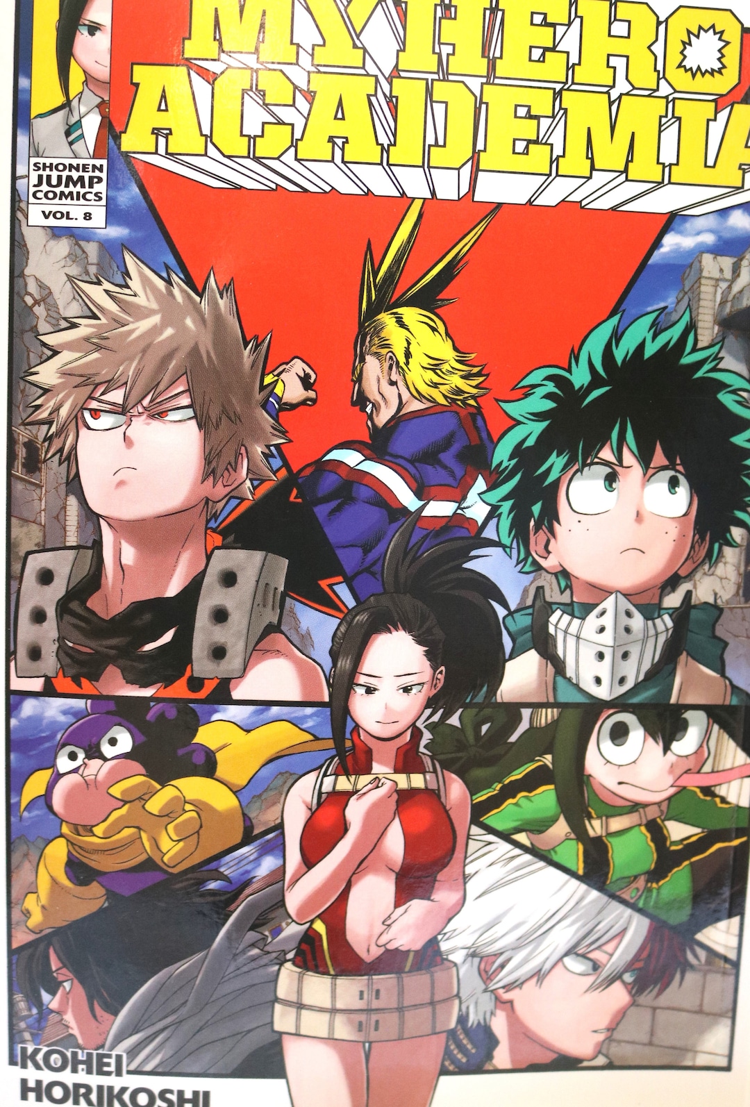 My Hero Academia, Volume 8, English Manga, Kohei Horikoshi, Shonen Jump ...