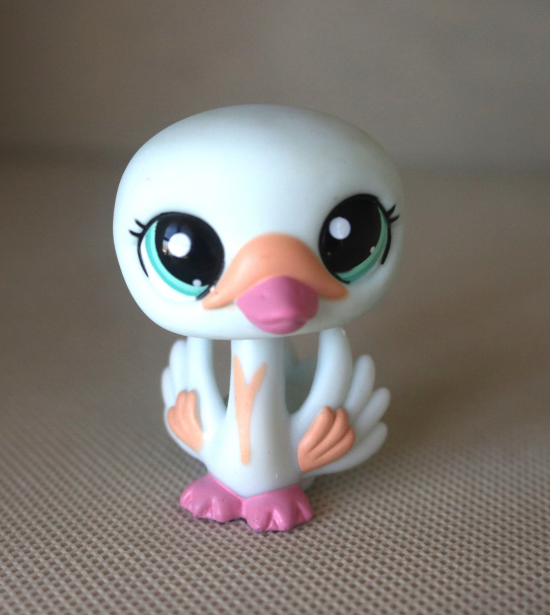 Littlest Pet Shop, LPS, # 1734, Light Blue Peach Swan, Toy Only - Etsy